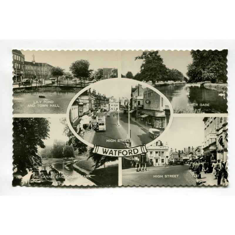 Watford England vintage postcard