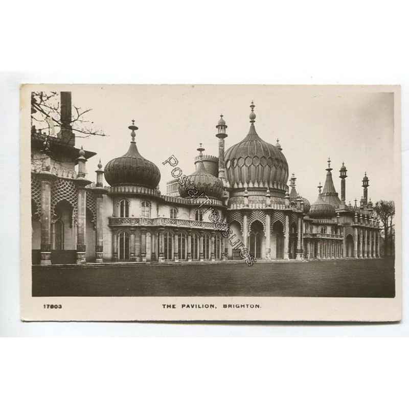 Pavilion Brighton vintage postcard