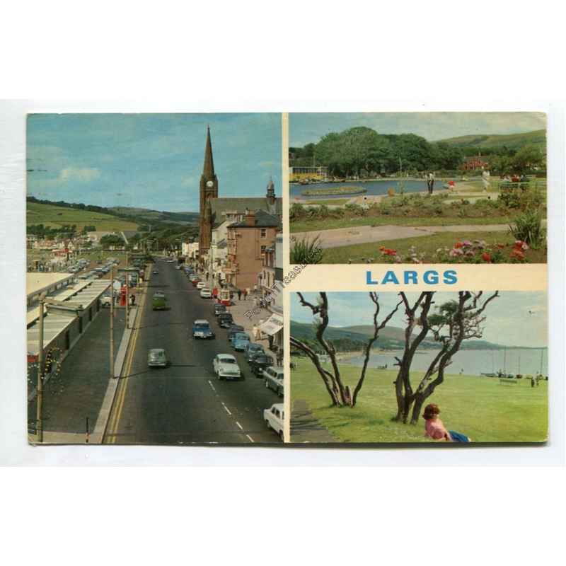 Largs vintage postcard