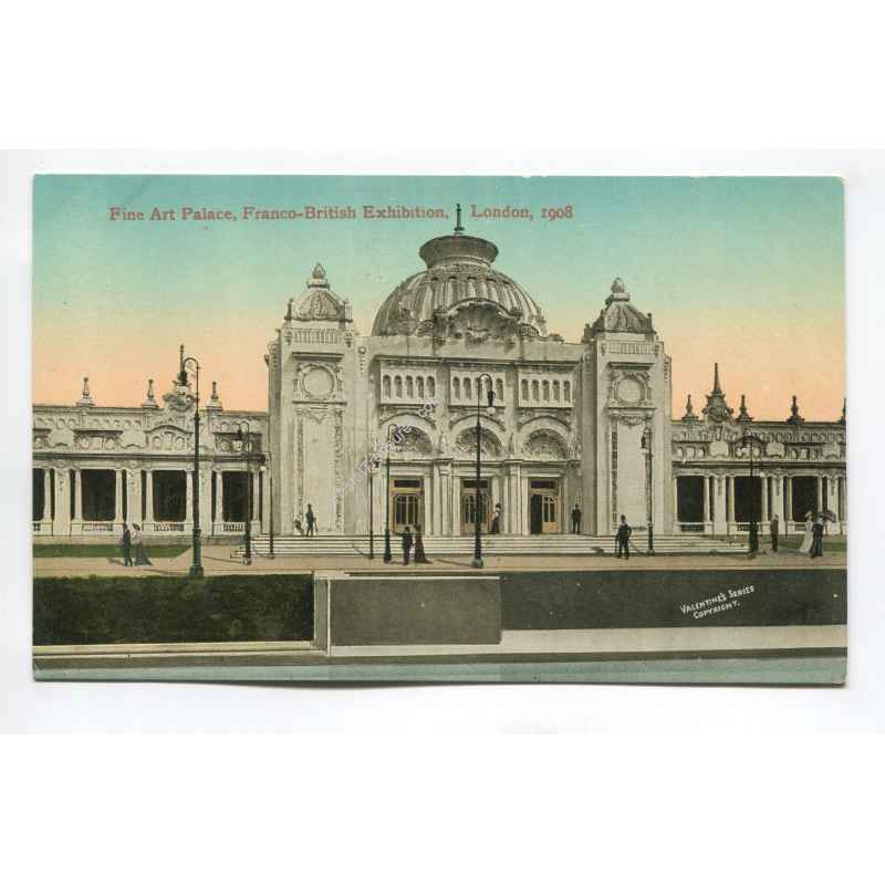 Fine Arts Palace Franco British Exhibition London 1908 vintage ...