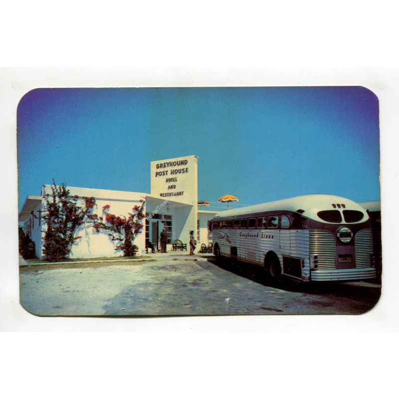 Greyhound Post House on Greyhound Key Florida postcard