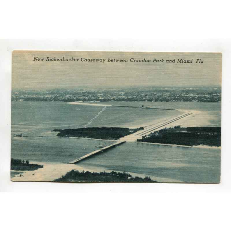 New Rickenbacker Causeway between Crandon Park and Miami ...