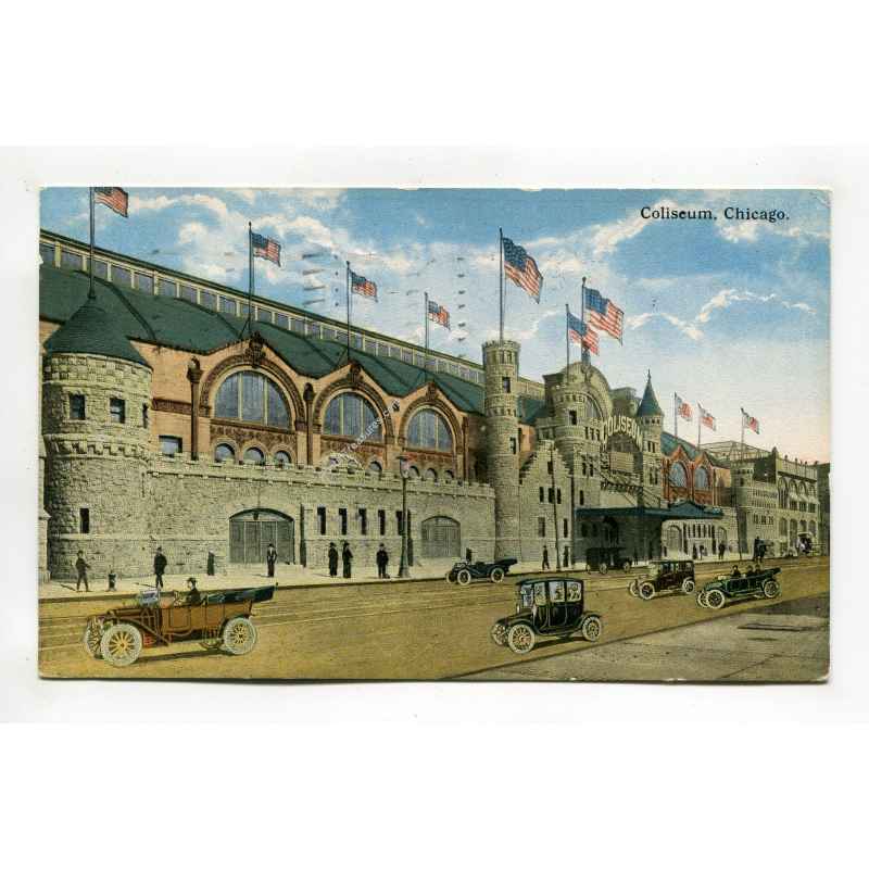 Coliseum Chicago postcard