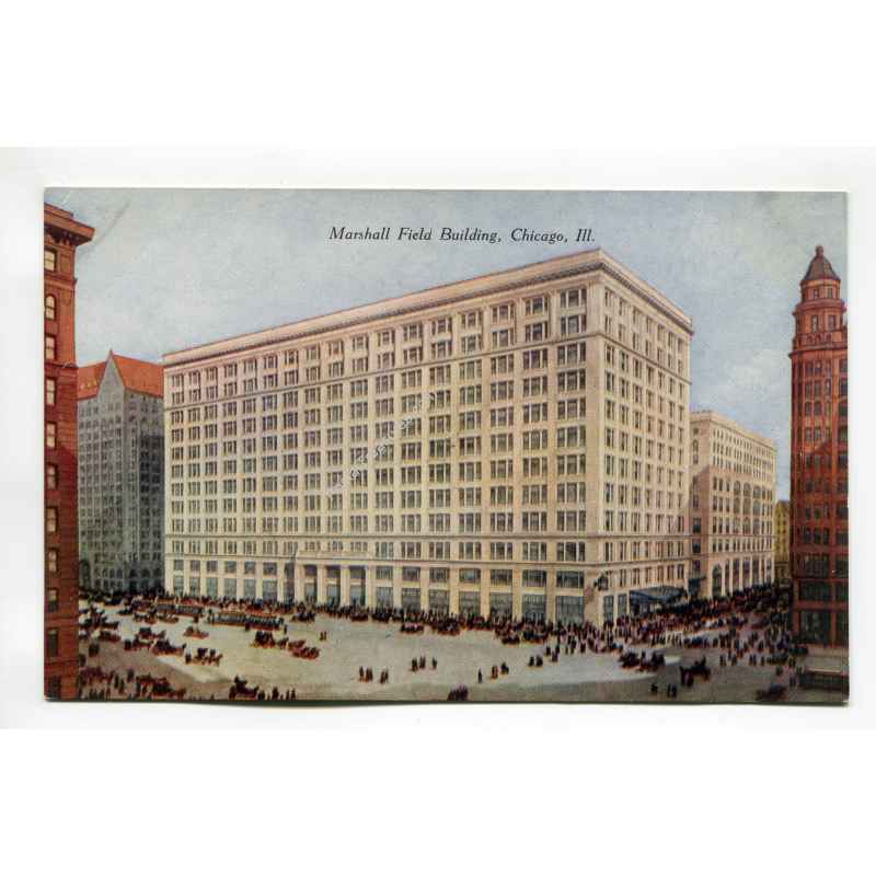 Marshall Field Building Chicago Illinois postcard