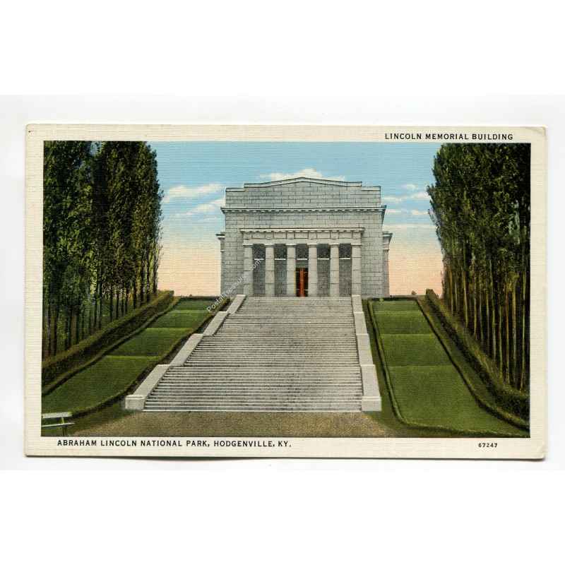 Lincoln Memorial Building Abraham Lincoln National Park Hodgenville ...