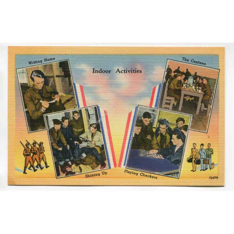 Indoor Activities postcard