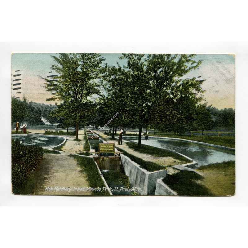 Fish Hatchery Indian Mounds Park St Paul Minnesota vintage ... Fish Hatchery Indian Mounds Park St Paul Minnesota vintage ...