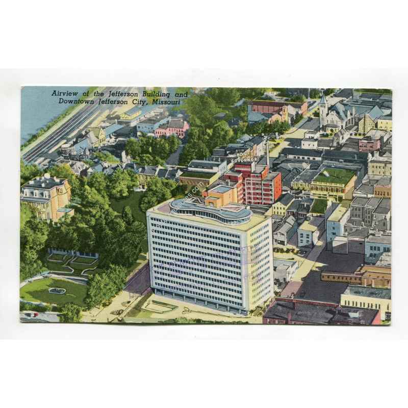 Airview at the Jefferson Building and Downtown Jefferson ...