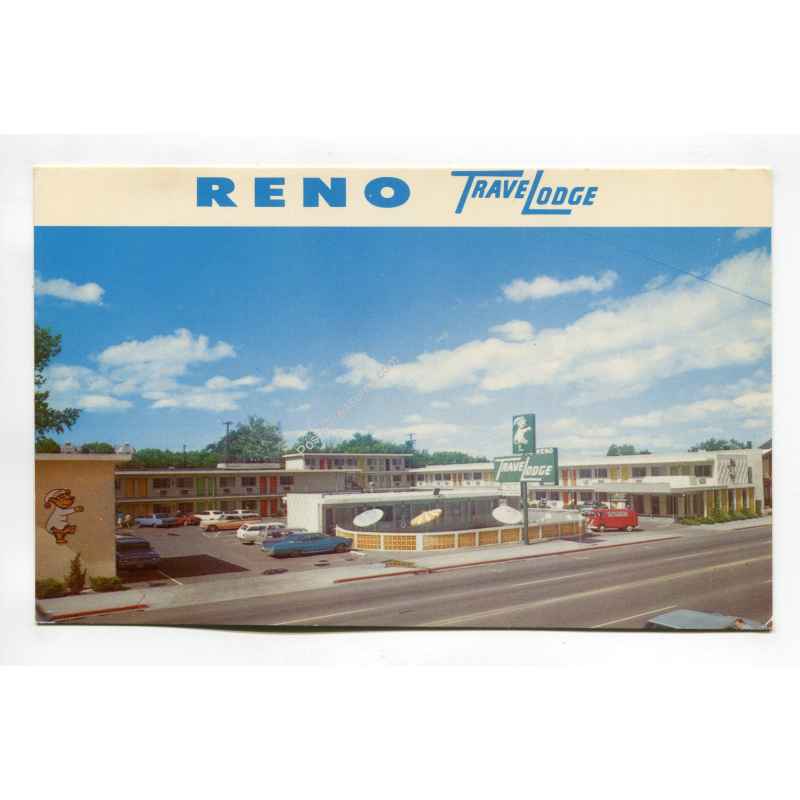 Reno Travelodge Reno Nevada vintage postcard