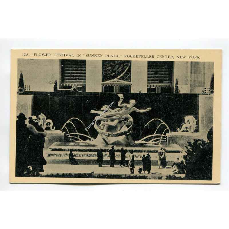 Flower Festival in Sunken Plaza Rockefeller Center New York ...