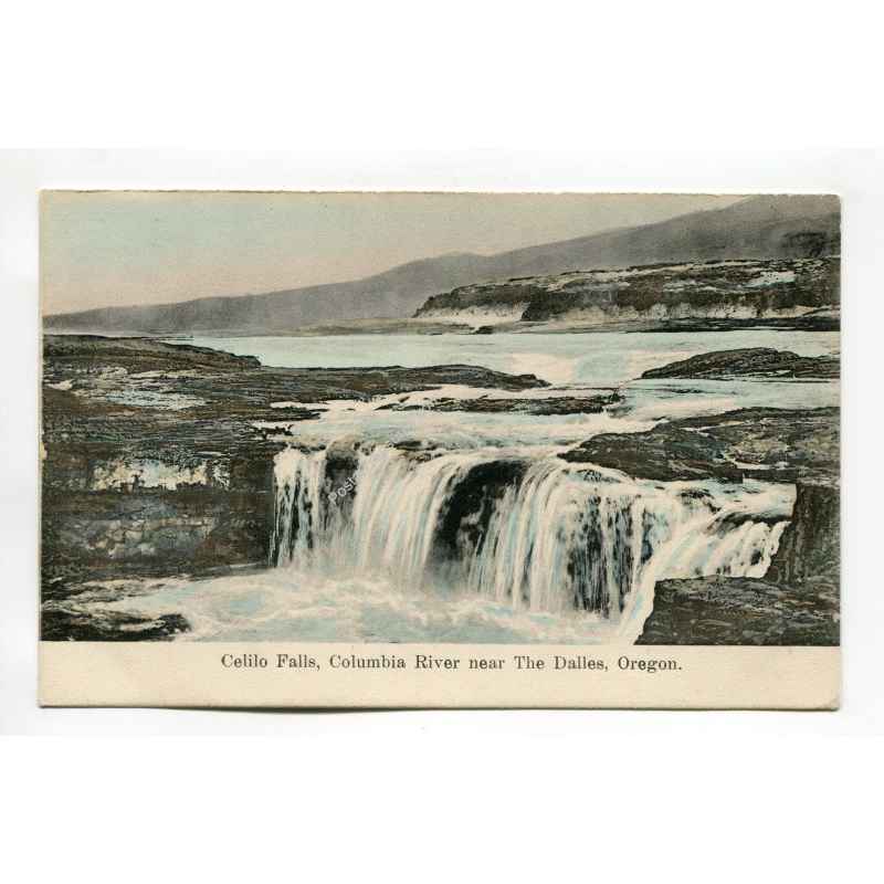 Celilo Falls Columbia River near The Dalles Oregon vintage ...
