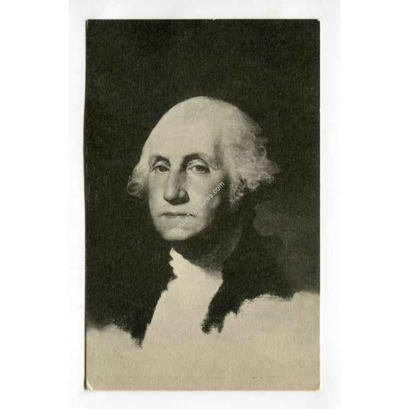 Portrait of George Washington vintage postcard