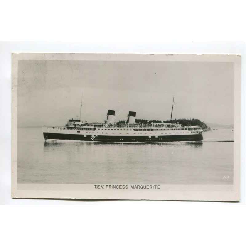 T E V Princess Marguerite postcard