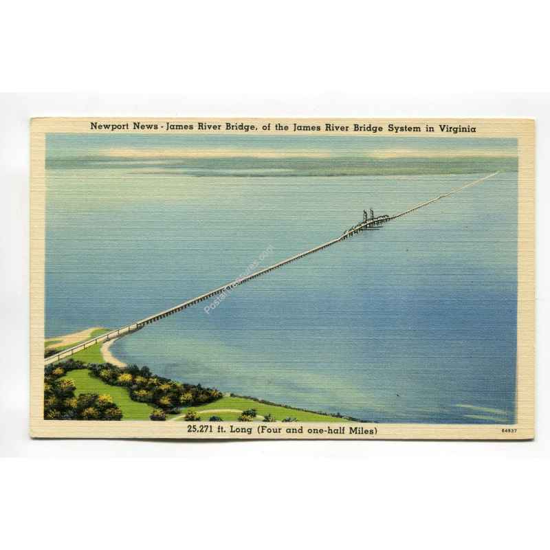 James River Bridge Bridge Over The James River, Newport News, VA Stock