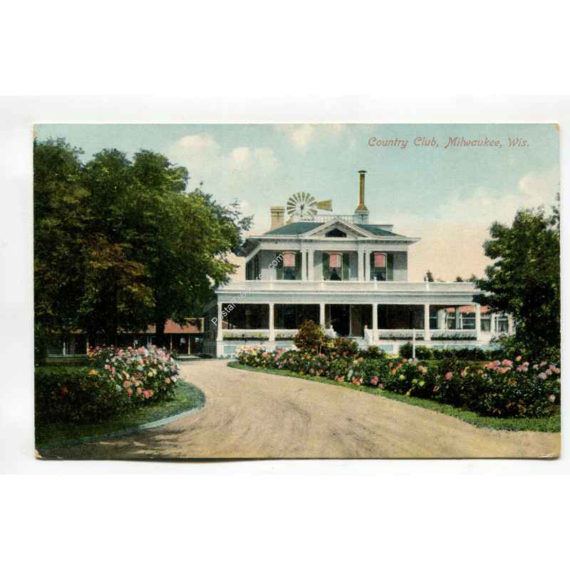 Country Club Milwaukee Wisconsin vintage postcard